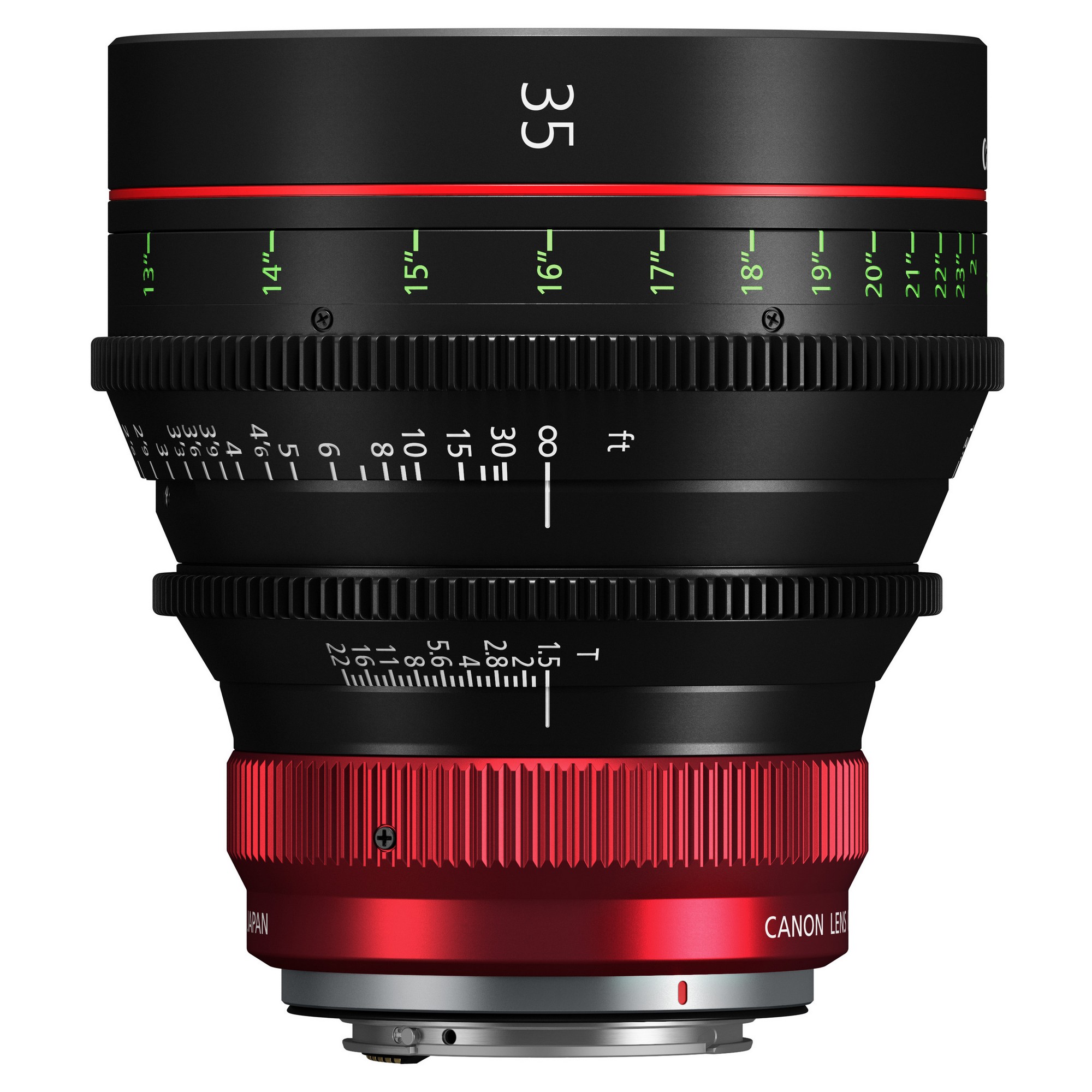 Canon Cine CN-R 35mm T1,5 L F, för Canon RF-fattning (fullformat ...