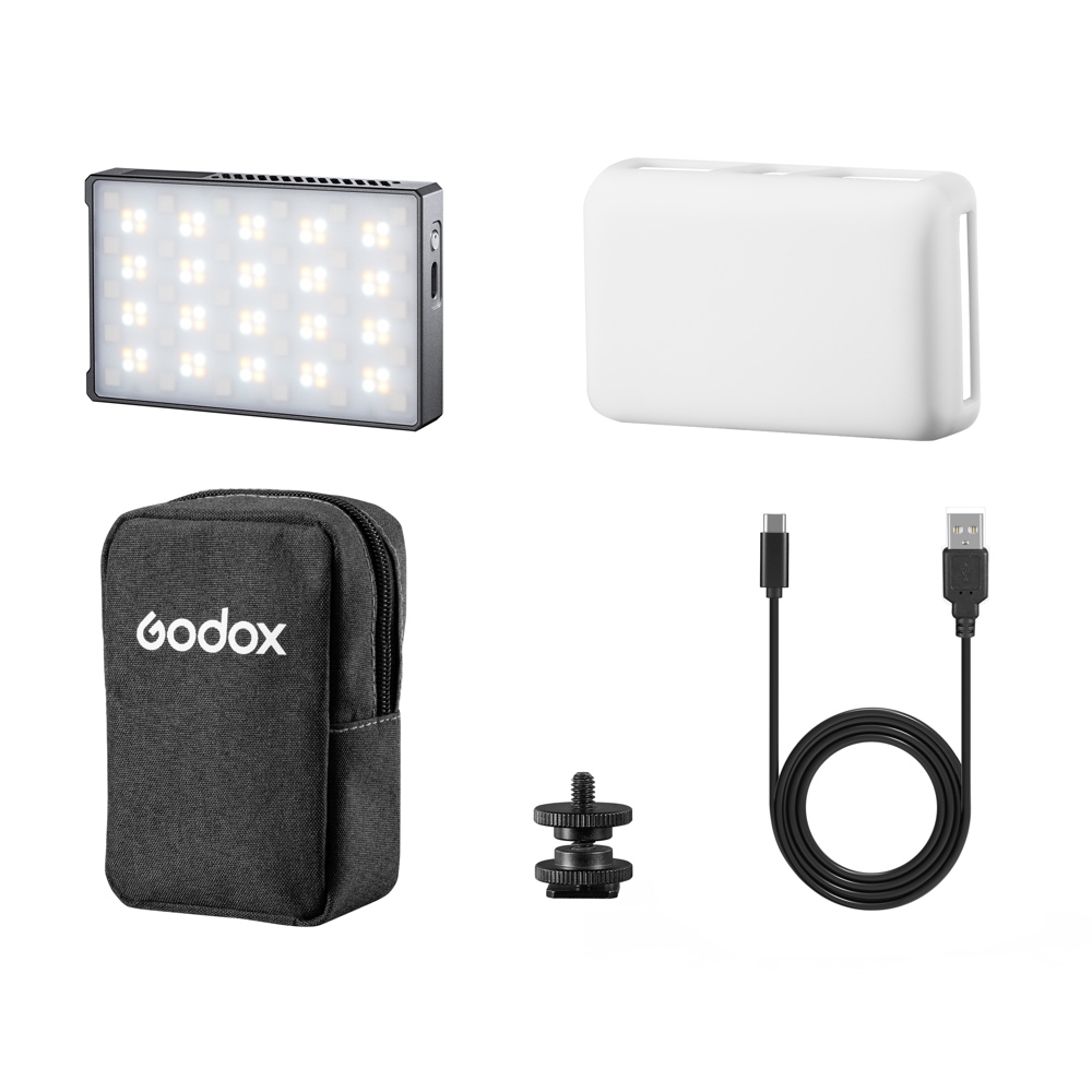 Godox C5R, portabel RGB LED lampa | CyberPhoto