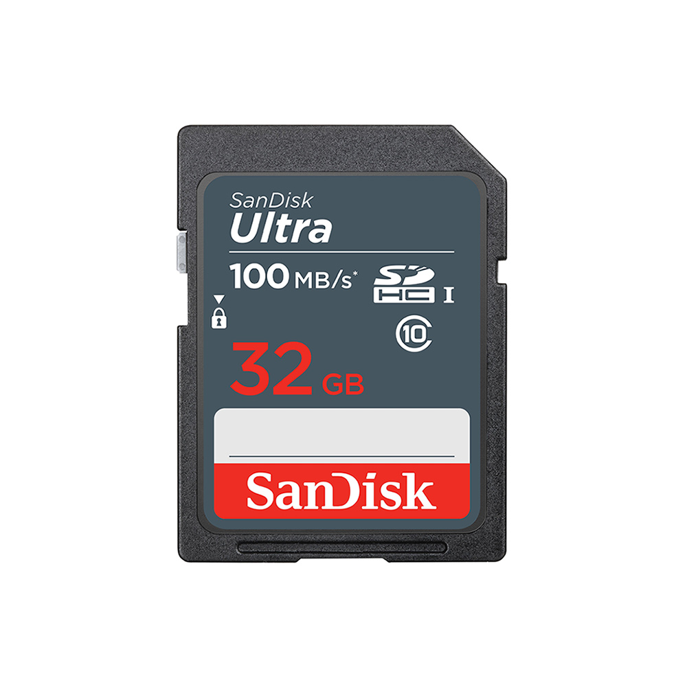 SanDisk SDHC 32GB Ultra, UHS-I, Class 10, 100MB/S | CyberPhoto
