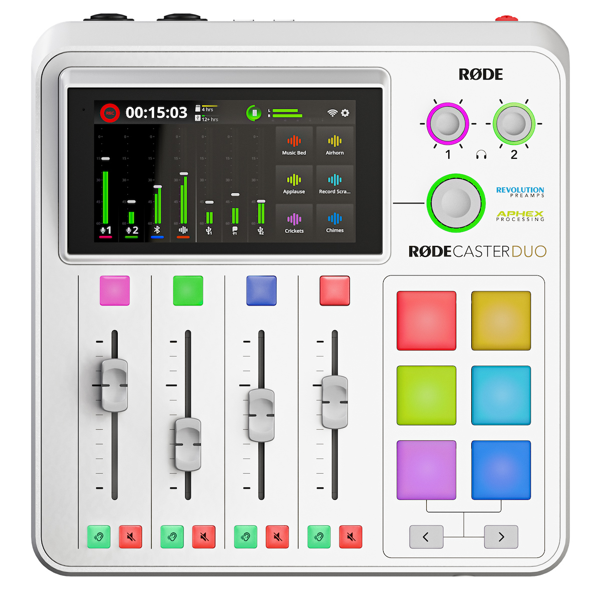 RØDE Rodecaster DUO - Vit | CyberPhoto