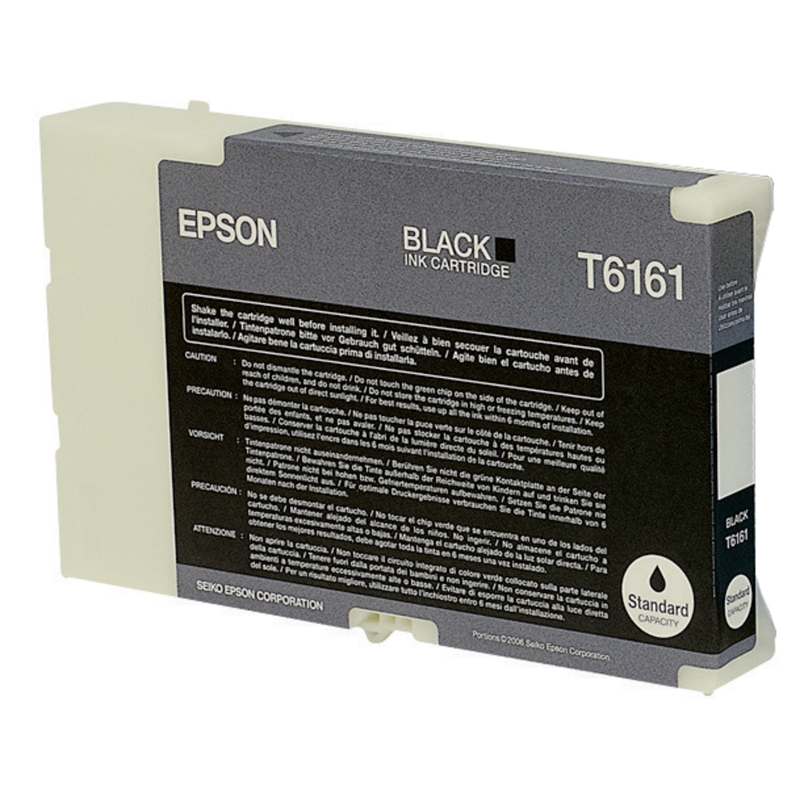 Epson Black T616 Stand. Cap. 76 ml T6161 | CyberPhoto